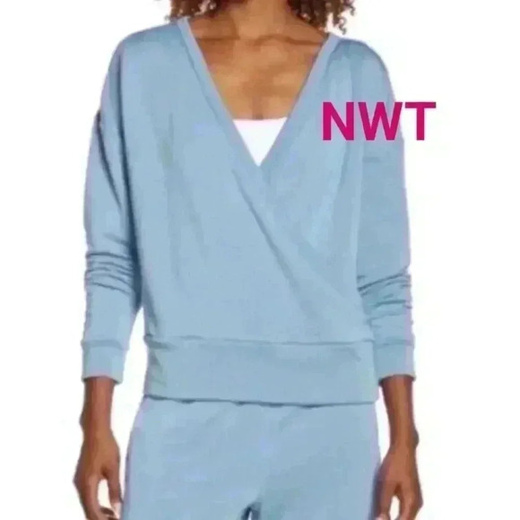 Apana | Tops | Apana Wrap Shirt Top Work Out Yoga Nwt Small Soft Flowy ...
